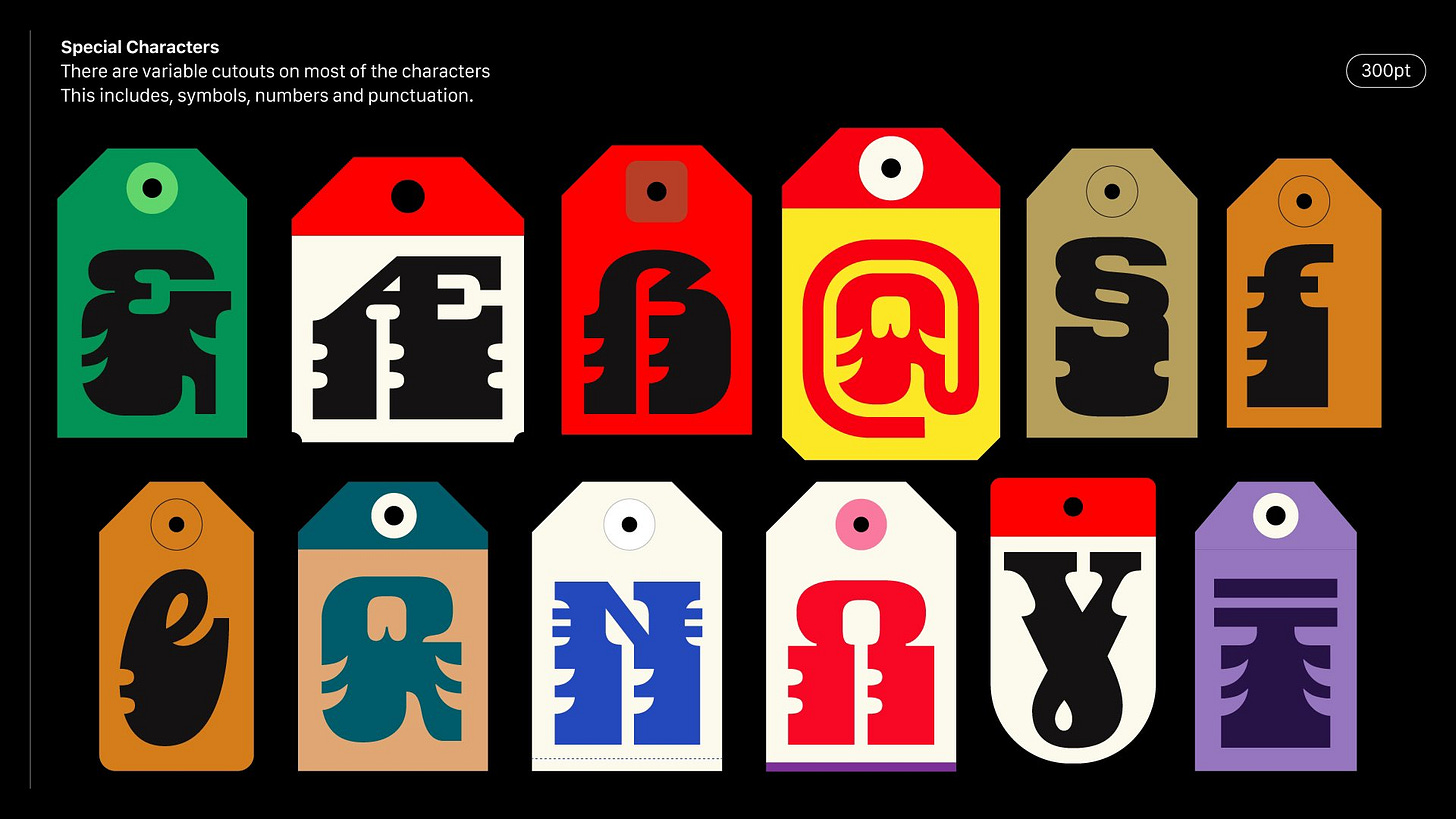 Google Fonts adds Danfo, a tuscan serif font designed by Afrotype—a ...