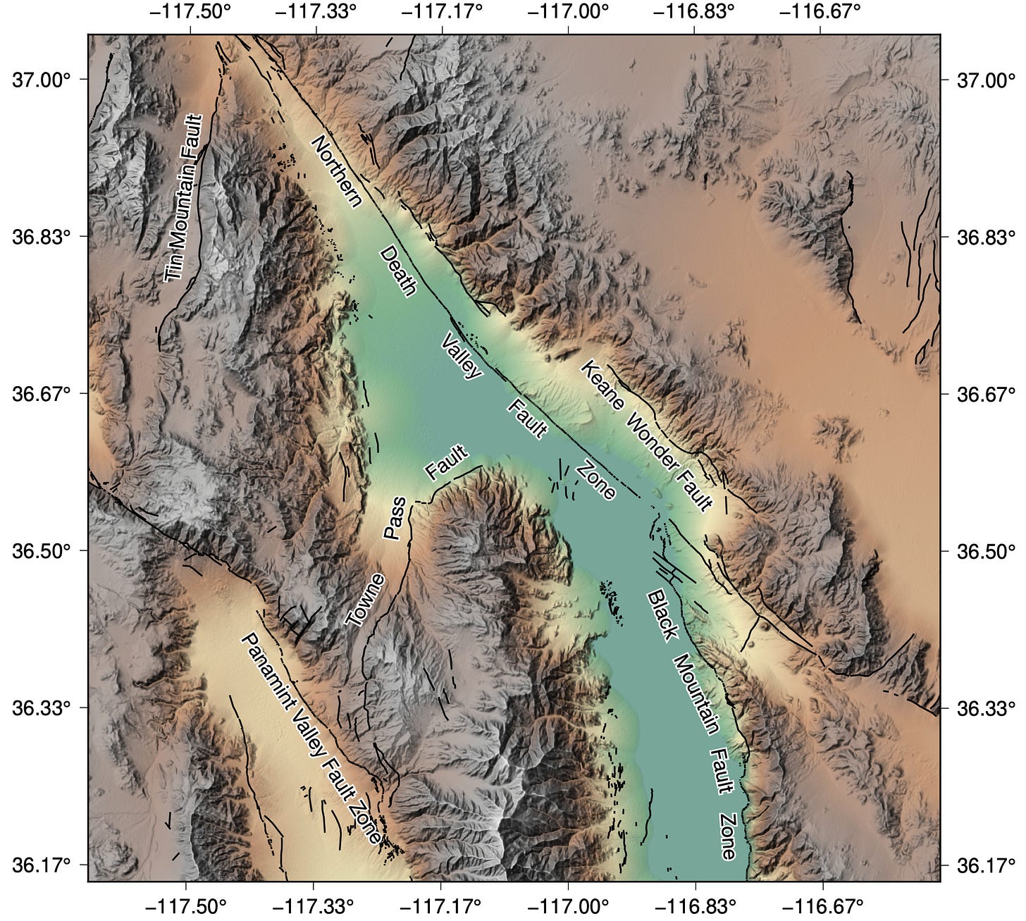 Mw4.7 earthquake strikes within Death Valley