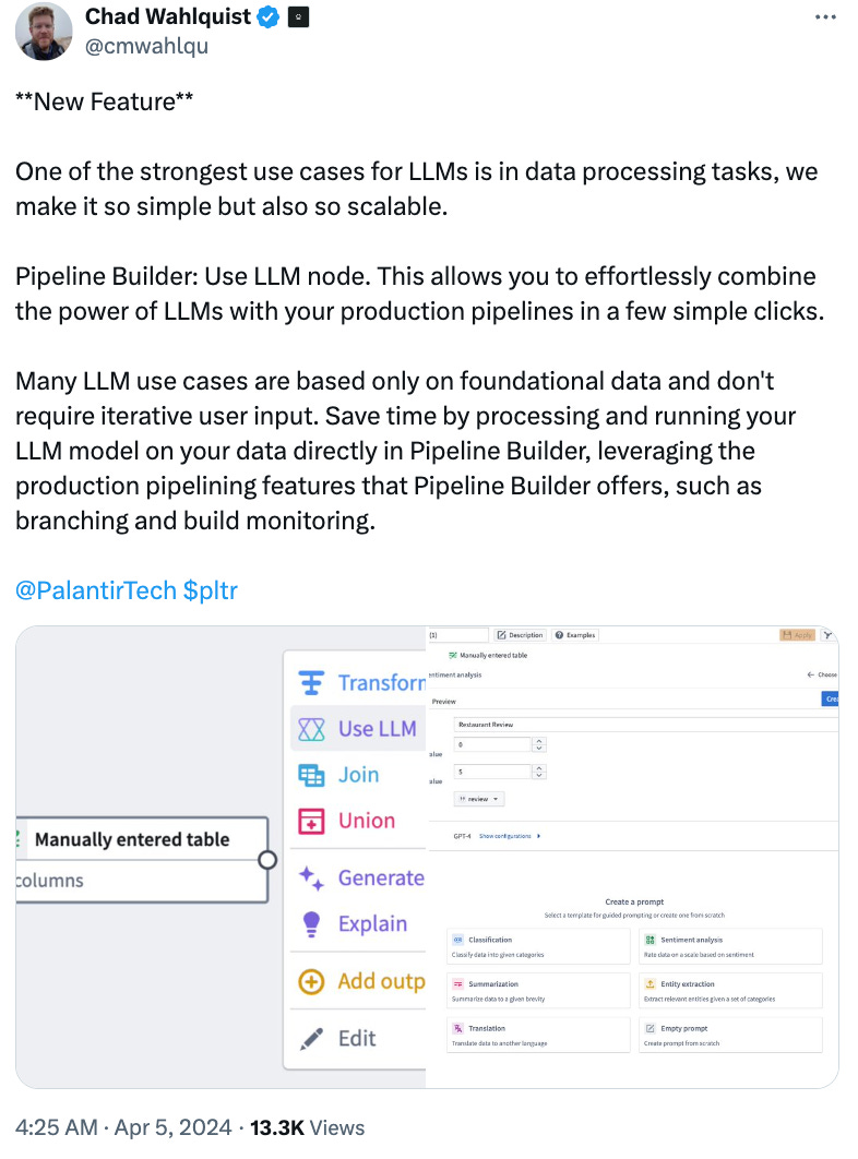 ️ Massive New Partner | Palantir Bullets #72