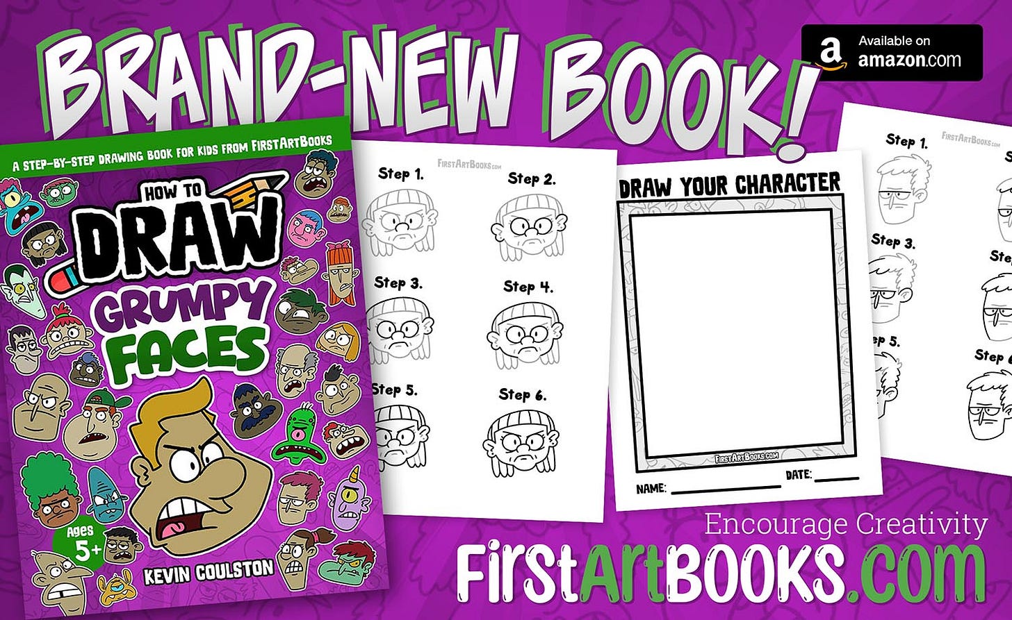 Free Activity Page: How To Draw A Grumpy Cyclops | A Page Straight Out ...