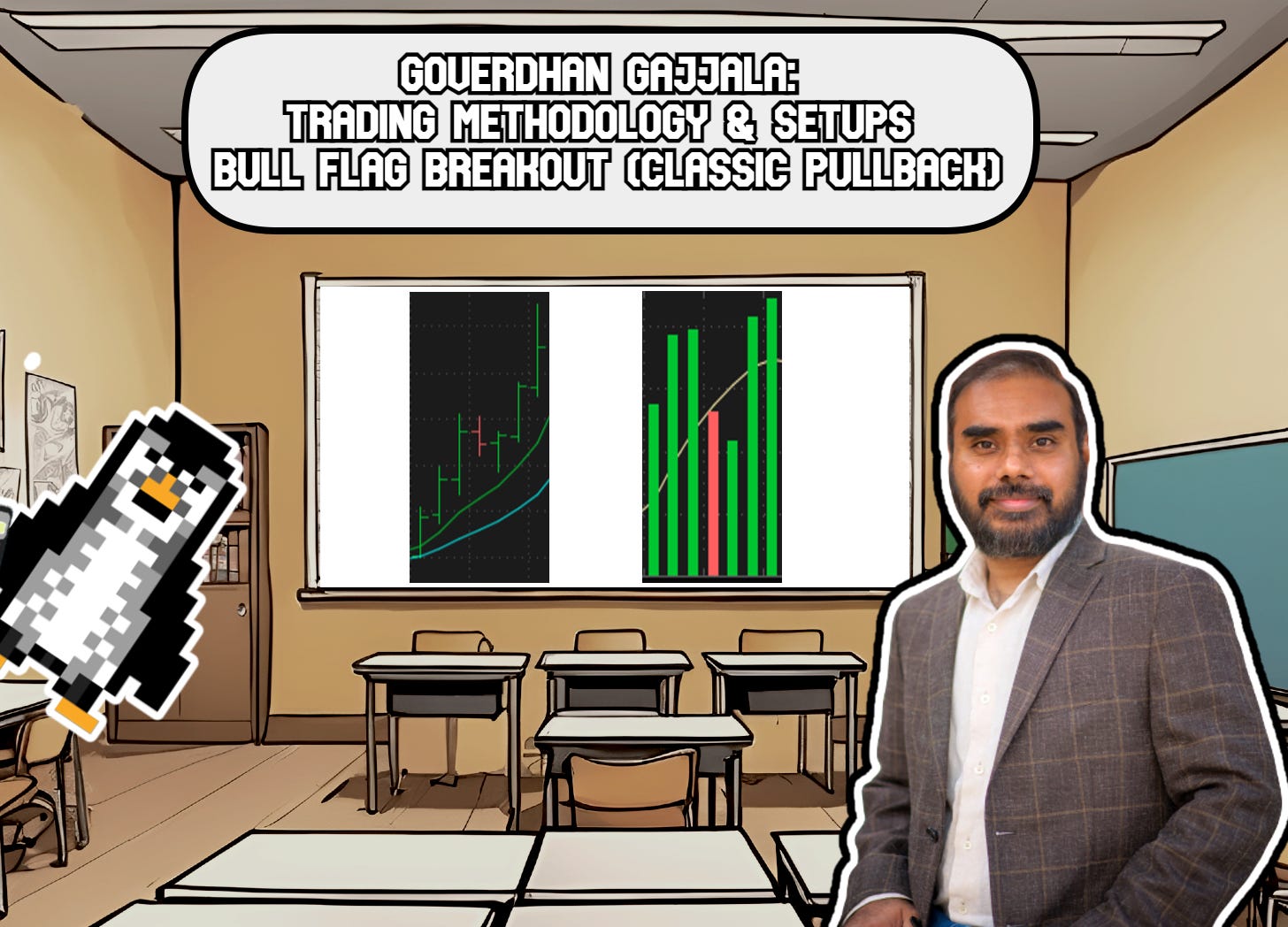 Goverdhan Gajjala: Setups - Bull Flag Breakout / Classic Pullback
