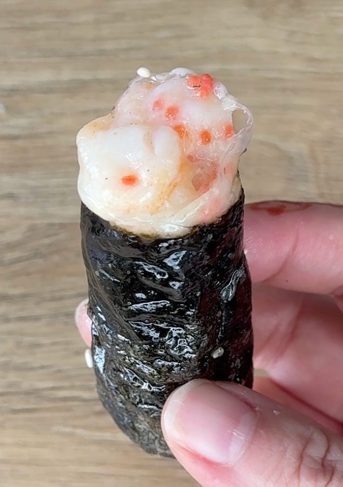 easy rice paper dim sum recipe: crispy shrimp seaweed rolls with a ...
