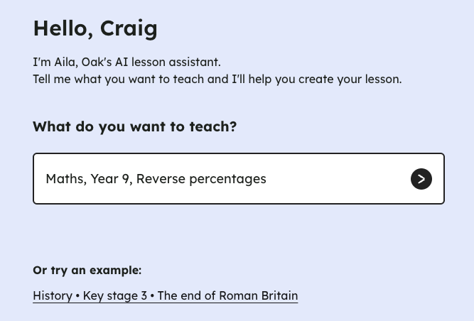 Can AI chatbots plan a maths lesson? - Tips for Teachers by Craig Barton