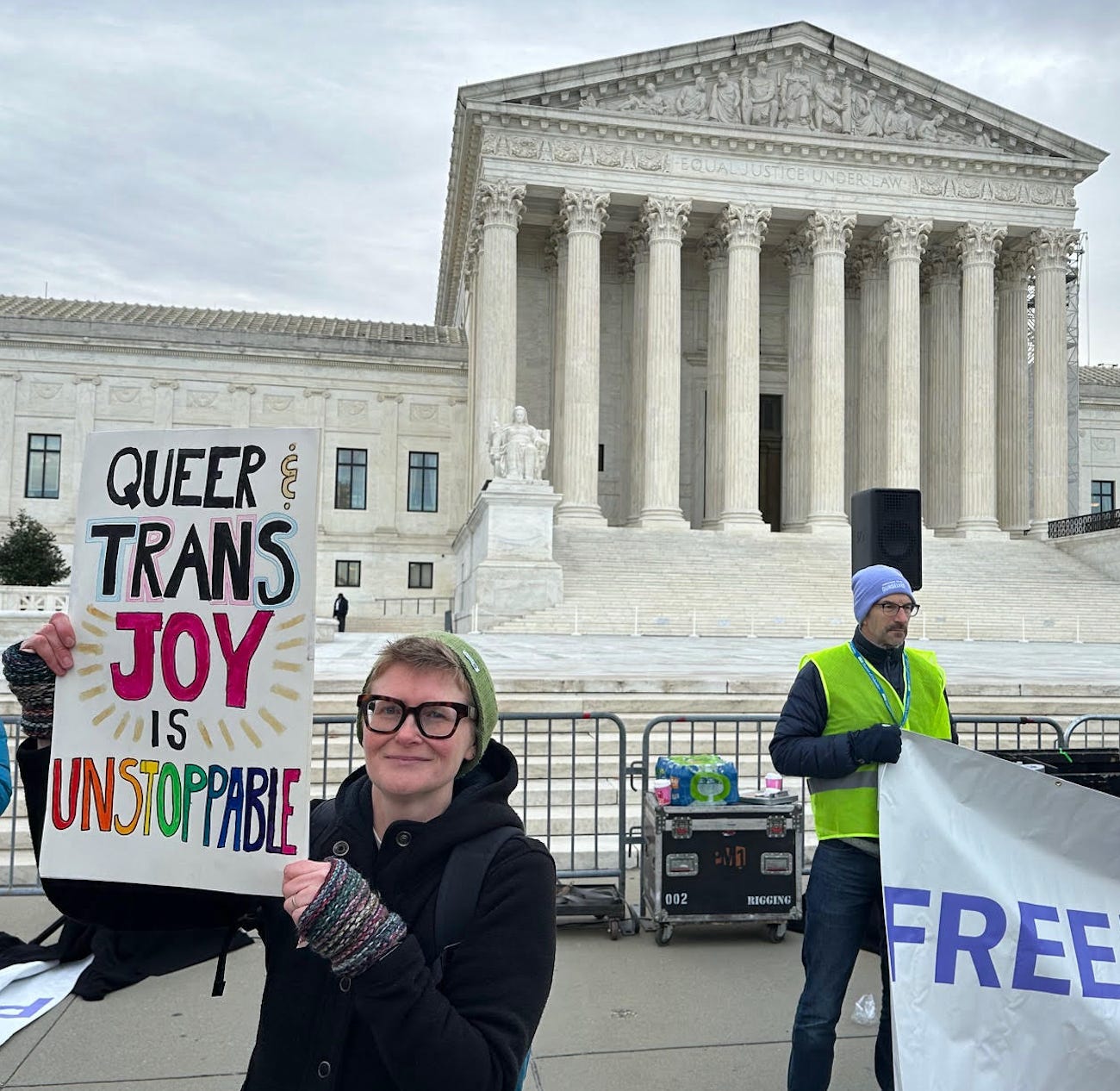 Trans people centered themselves in a trans case before a very not ...