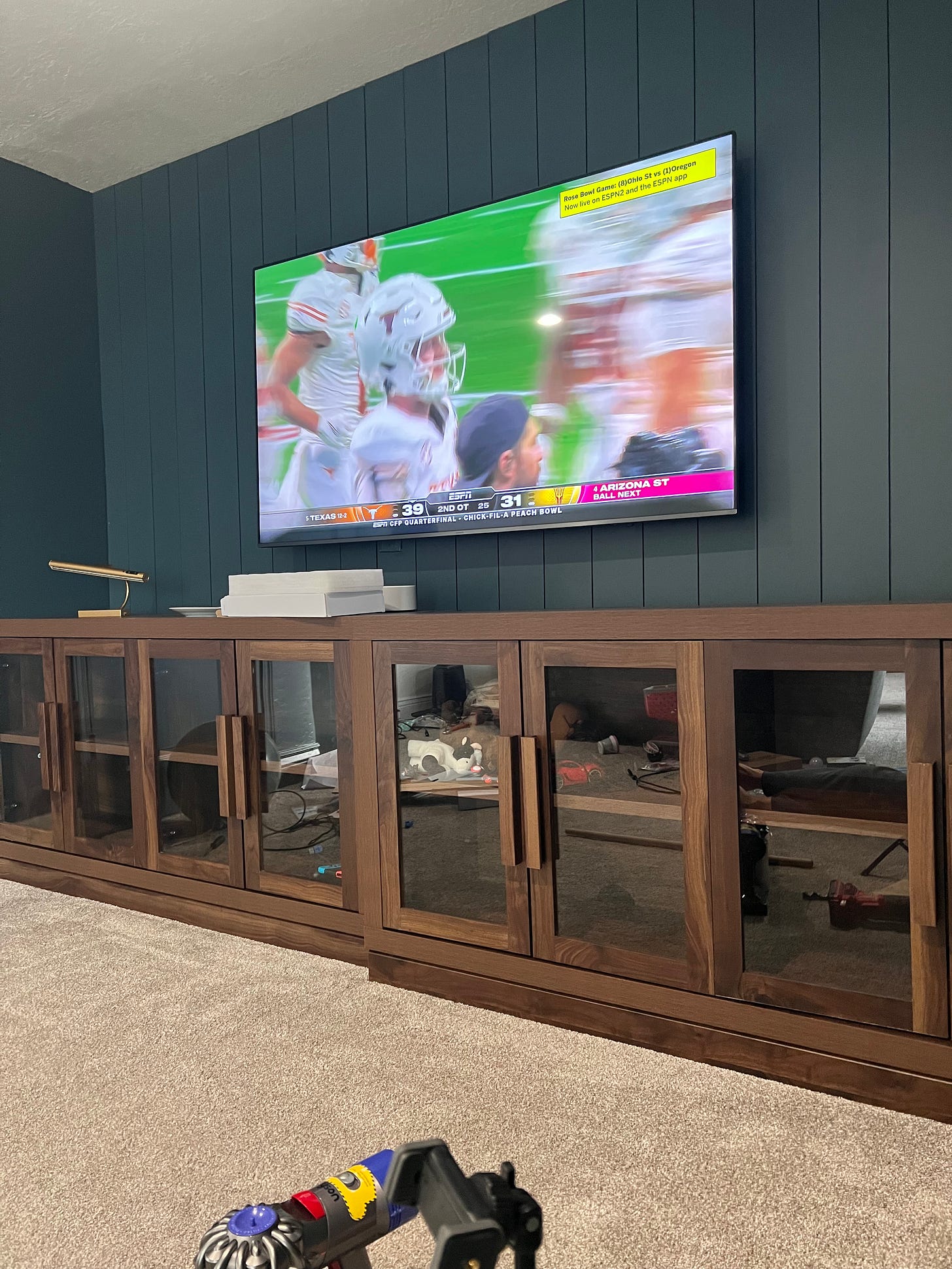 Media Room Makeover Part 2 - Leslie Payne