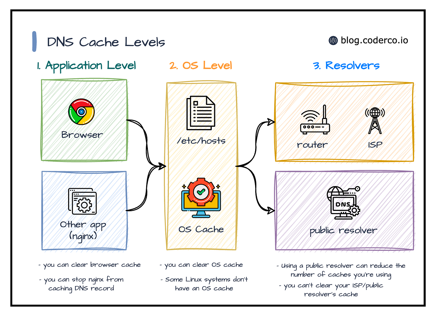 DNS Cache Levels: An Overview - by Coder Co - CoderCo