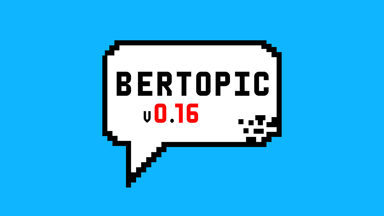 BERTopic: What Is So Special About v0.16?