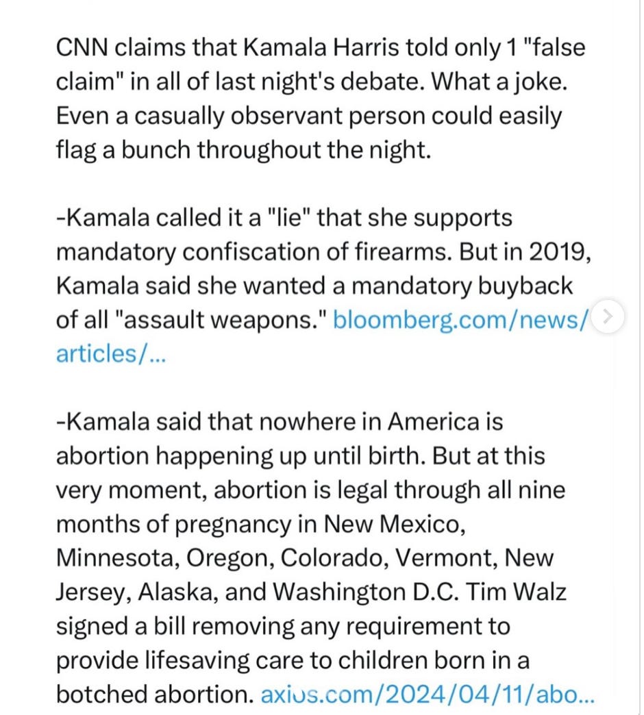 Debbie Georgatos | Elizabeth Nickson – Karma is Coming for Kamala