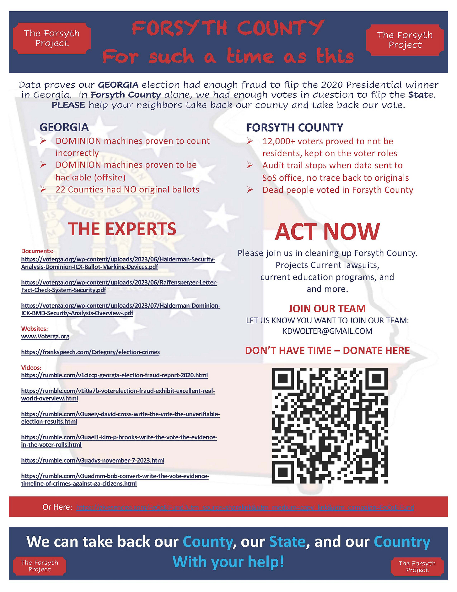 Forsyth County Election Integrity Effort Needs Your Help! - Voice of ...