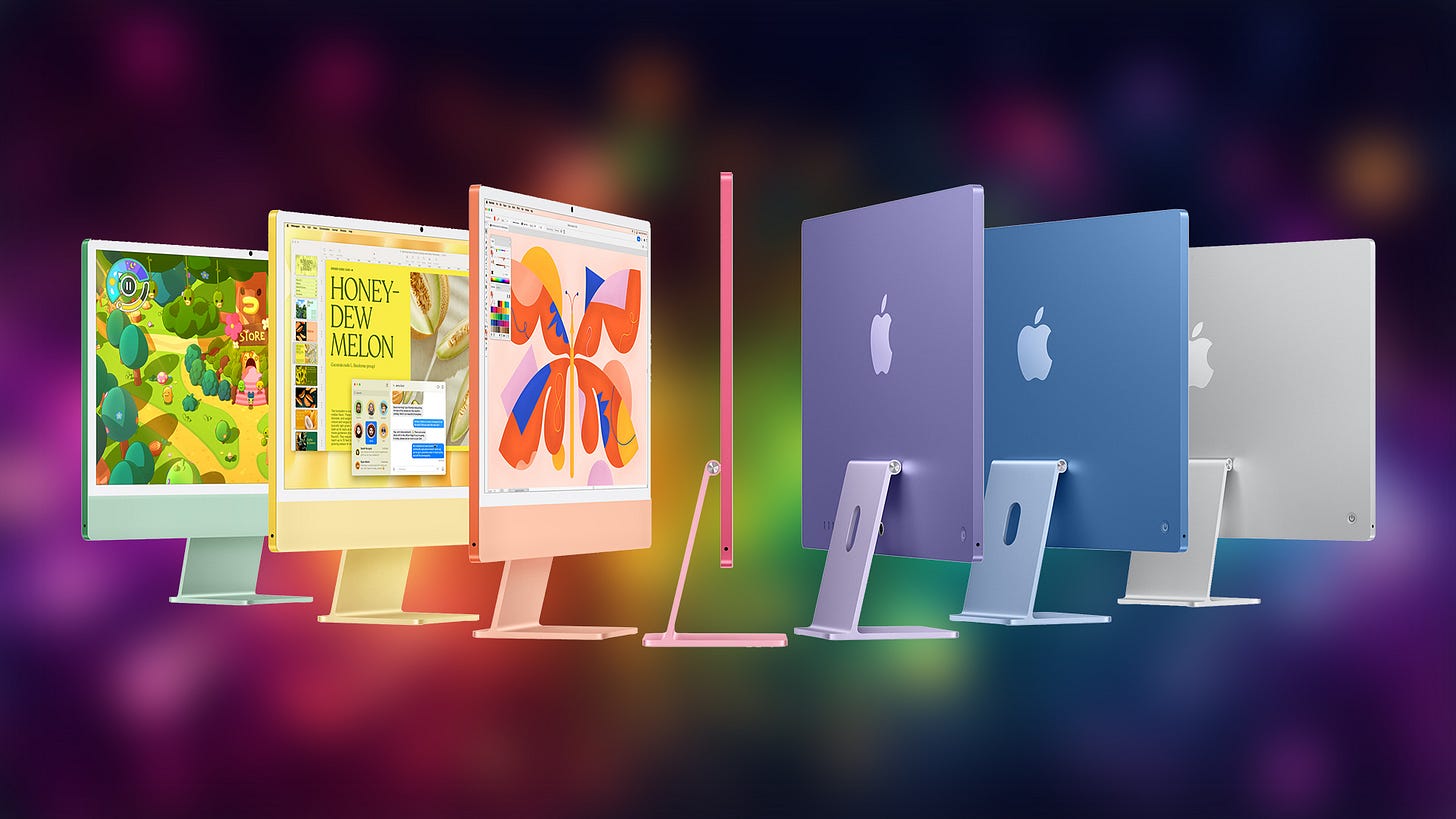 iMac M4 colors: see all seven vibrant colors for Apple's iMac 2024 update