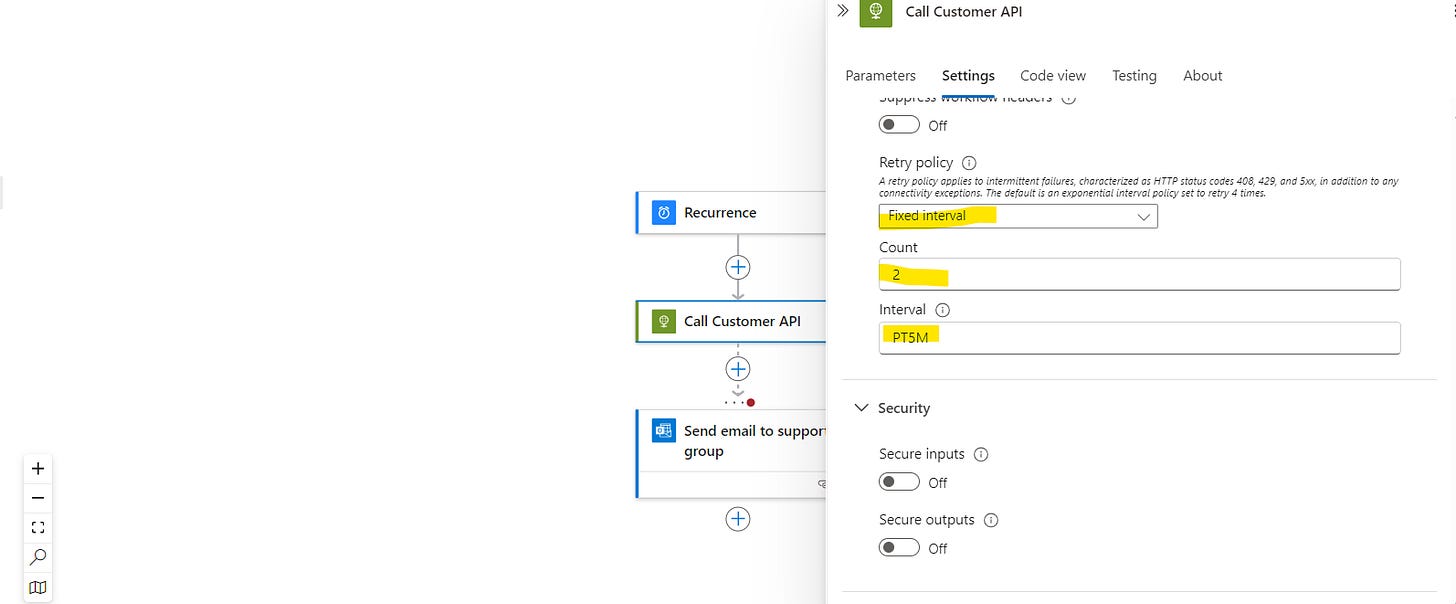 Full tutorial: Handling Errors and Retries in Azure Logic Apps.