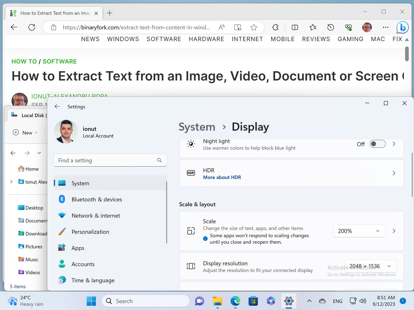 3 easy ways to make text and interface elements bigger in Windows