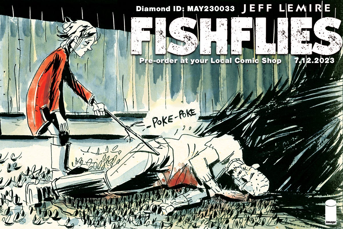 CIGARETTES, COMICS AND FISHFLIES... - by Jeff Lemire