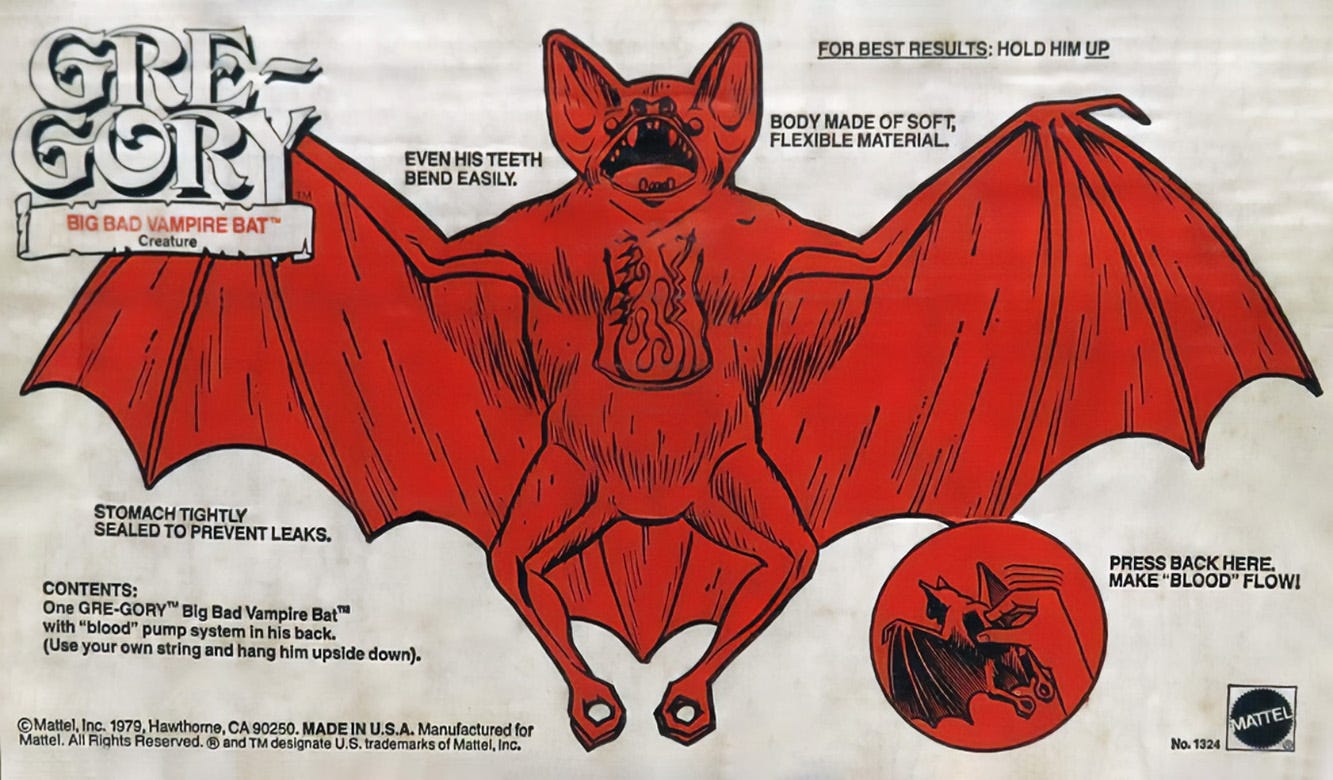 Gre-Gory the Vampire Bat 🦇 - The Retroist
