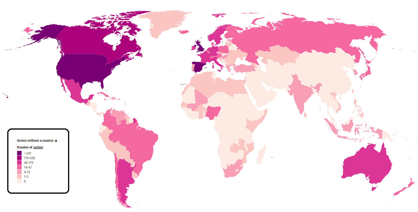 Un mapa musical del mundo y un puñado de recomendaciones