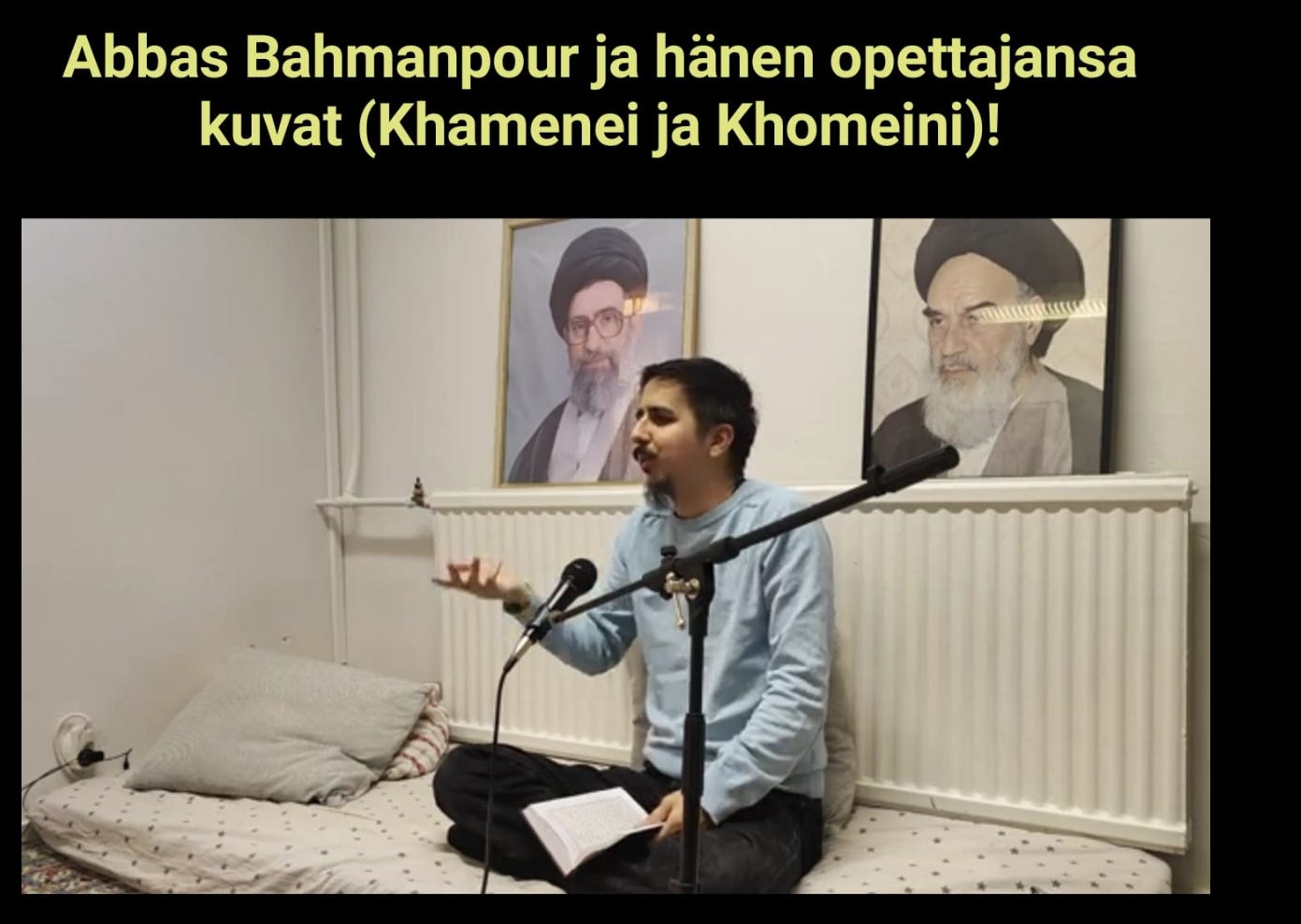 Iranin moskeijan imaami: "Suomi on osallisena kansanmurhaan"