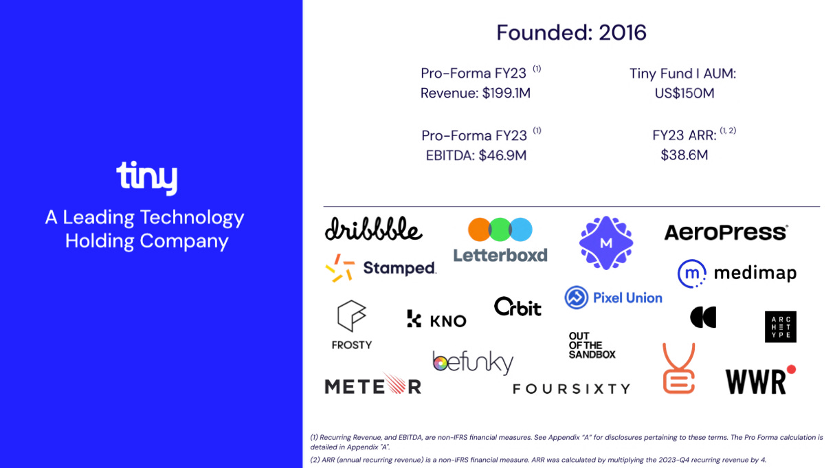 Tiny Ltd: A Collection of Lousy Internet Companies