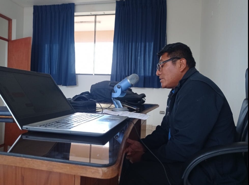 What’s happening in Peru. - by Robert Canfield