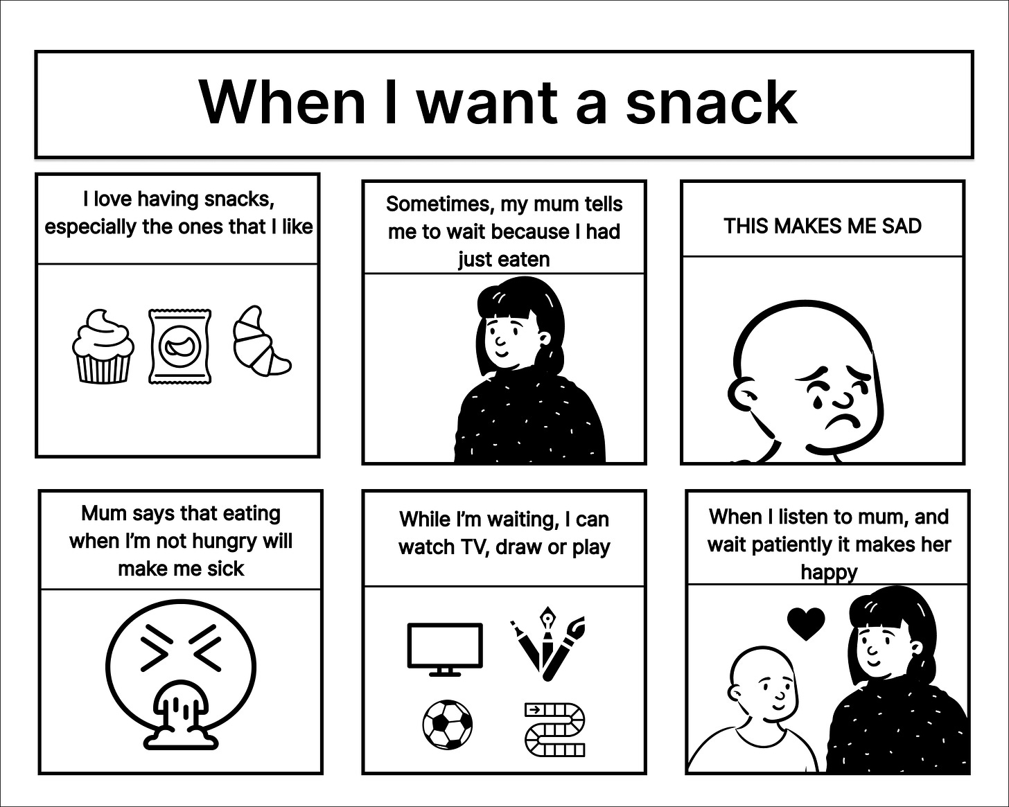 When I want a snack - by Ainy Zaidi