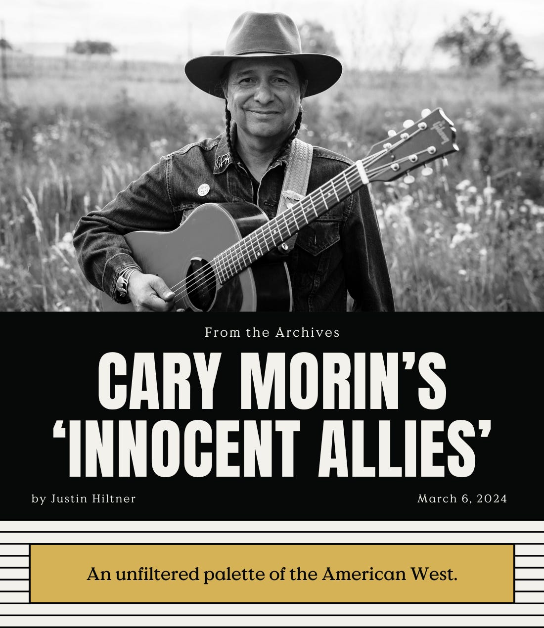 Cary Morin's 'Innocent Allies' - by Justin Hiltner