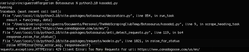 Botasaurus: an anti-ban web scraping framework