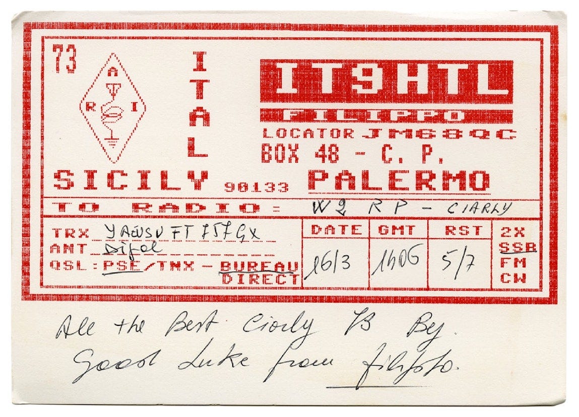 Ham Radio’s Paper Trail – Disquiet