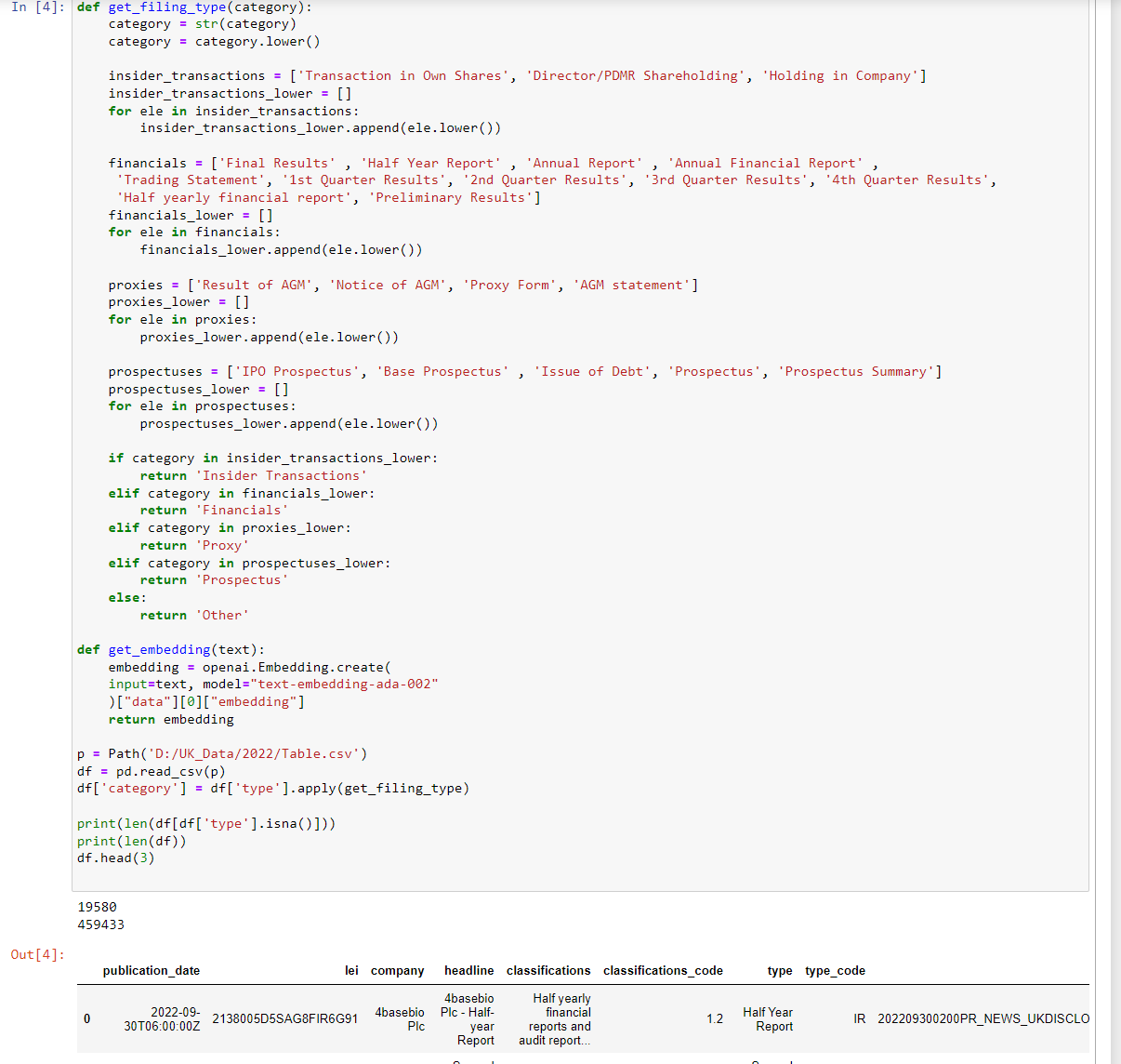 Text Classification using OpenAI's GPT-3: Embeddings, Zero-shot ...