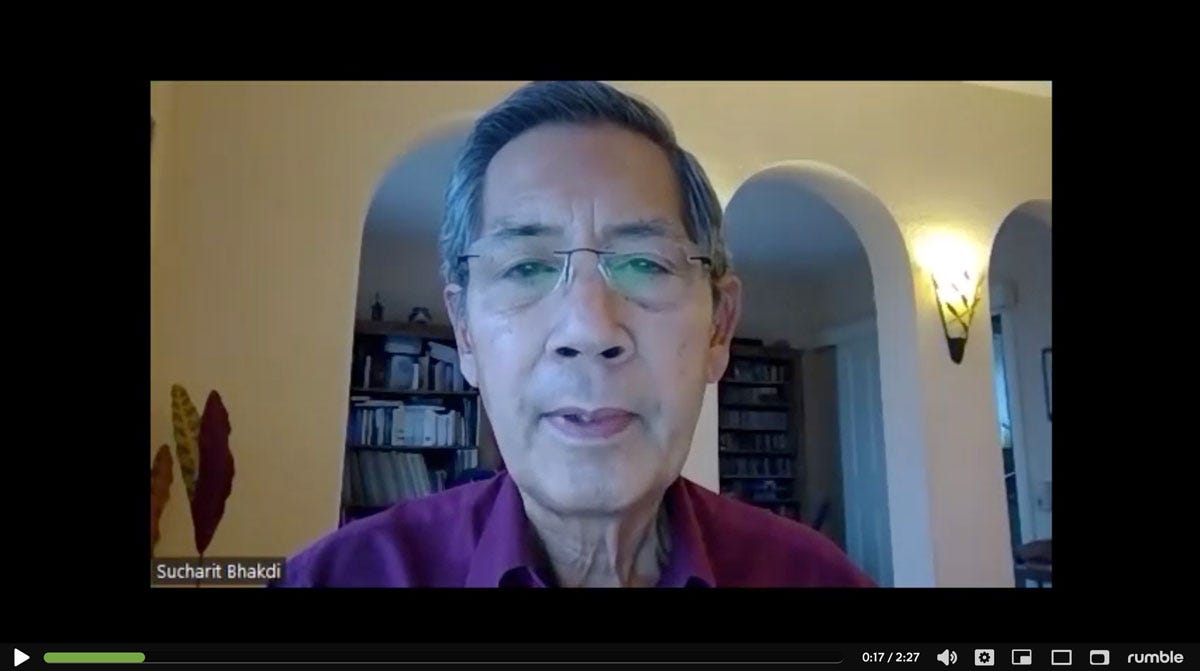 Profiles in Courage: Prof. Dr. Sucharit Bhakdi – The Burning Platform