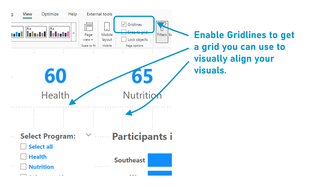 How to align visuals in Power BI - Travers Data