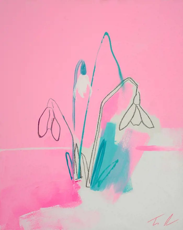 snowdrops - by Jane Brocket - yarnstorm