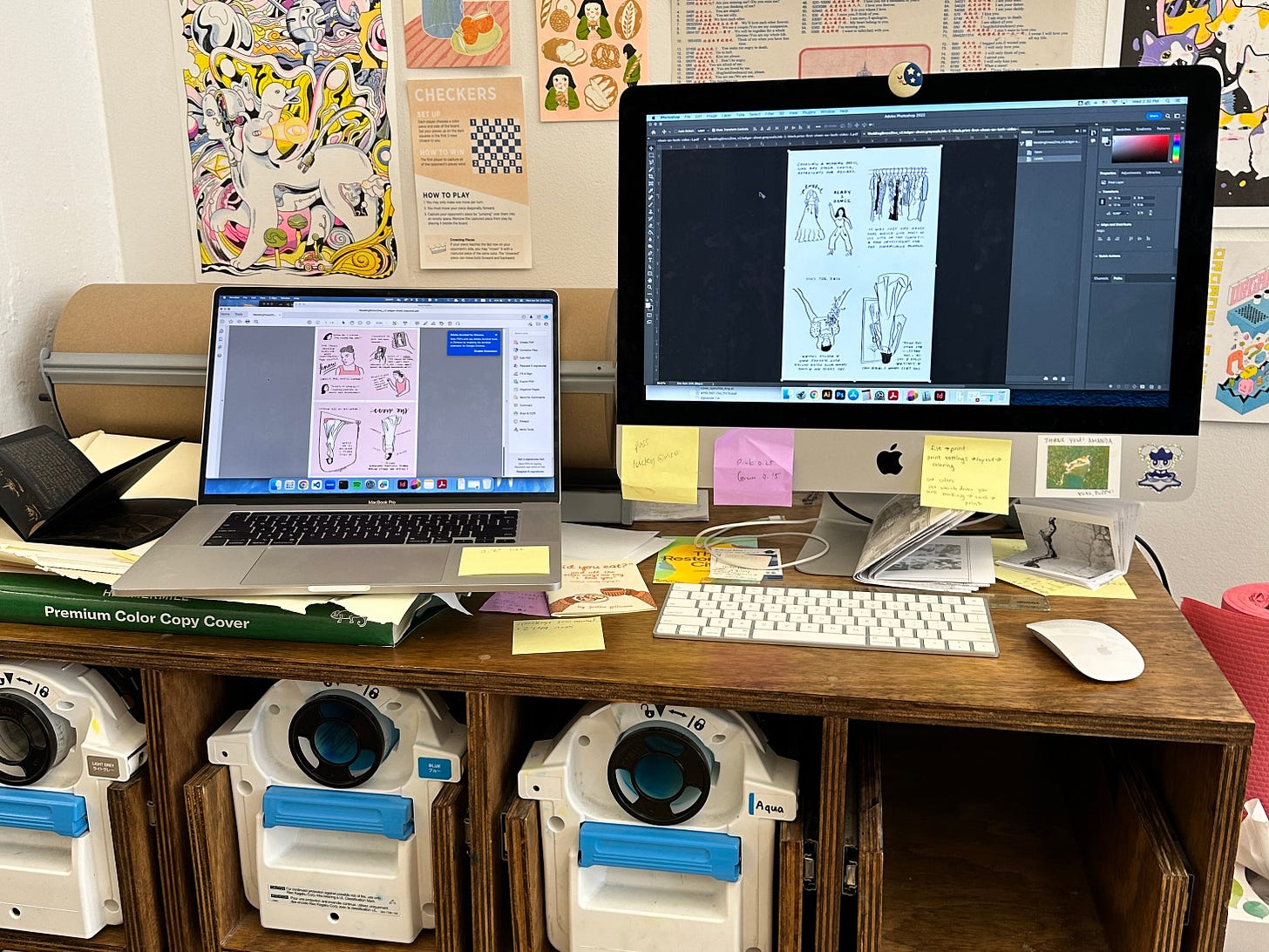 How to print a risograph zine - by Carolyn Yoo - SEE YOU