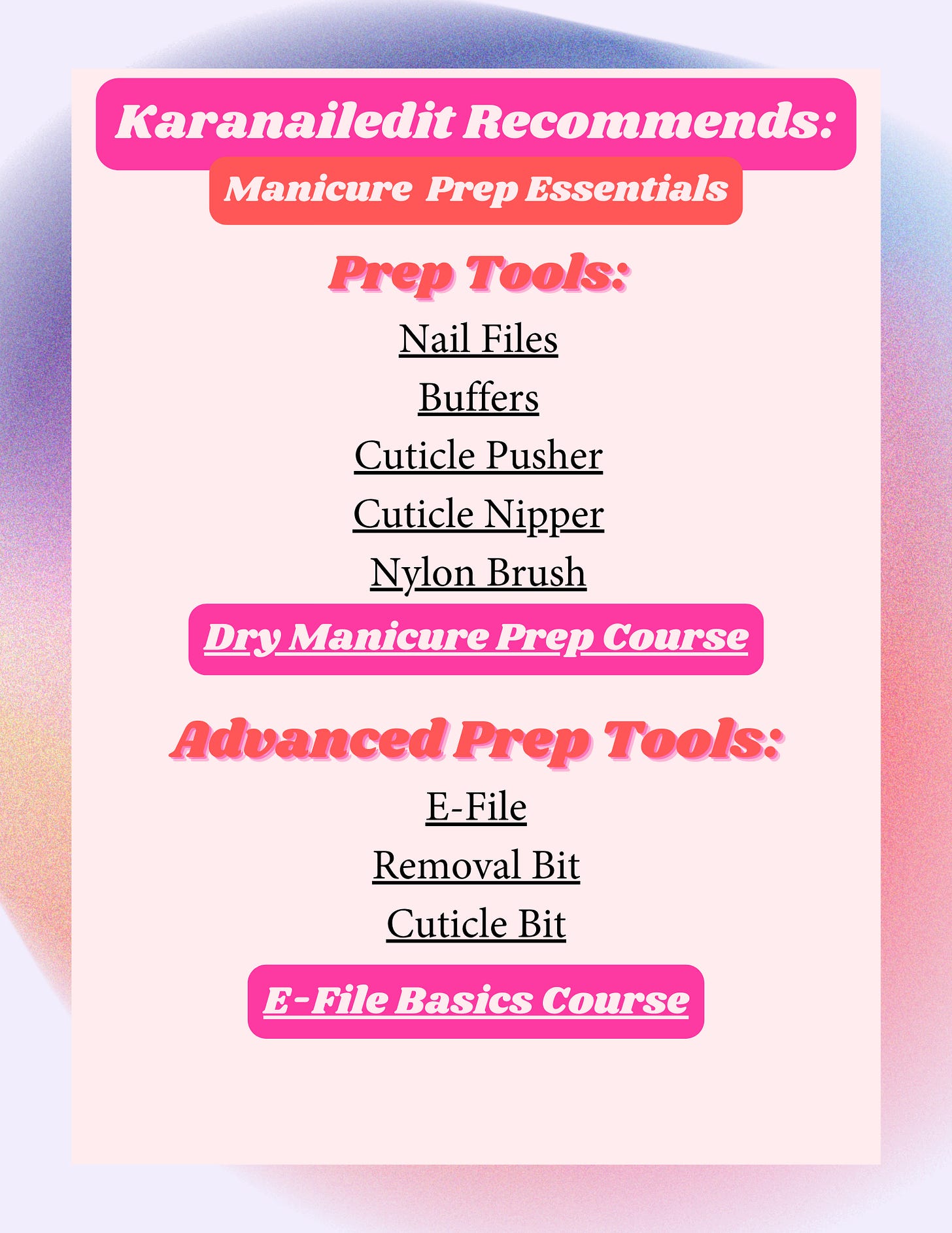 HOW TO PREP YOUR NAILS PROFESSIONALLY FOR A MANICURE! – karanailedit