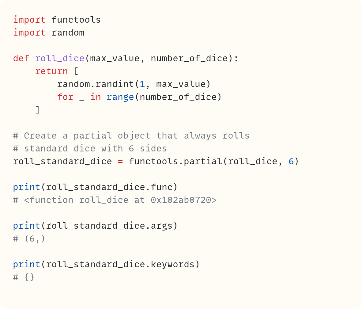 Python's functools.partial() Lets You Pre-Fill A Function