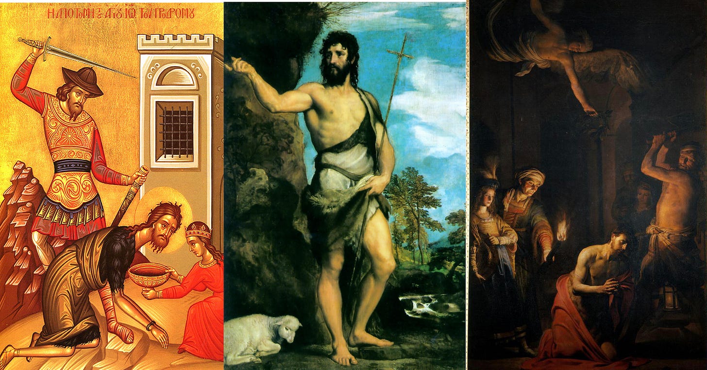 The Martyrdom of John the Baptist - by Catherine Salgado