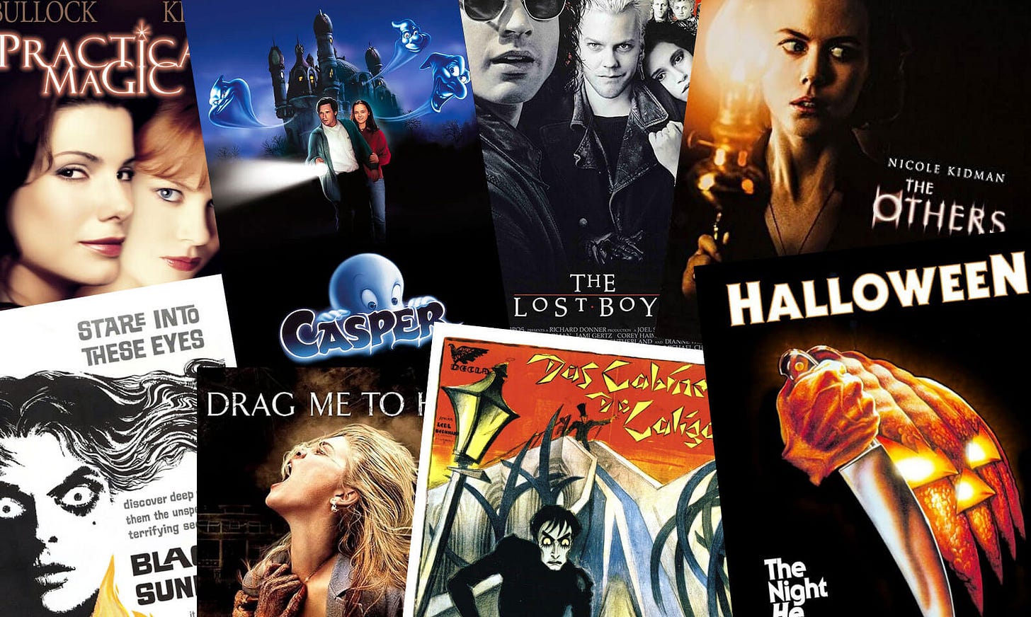 My Top 100 List of Horror/Halloween Movies - by Sarah