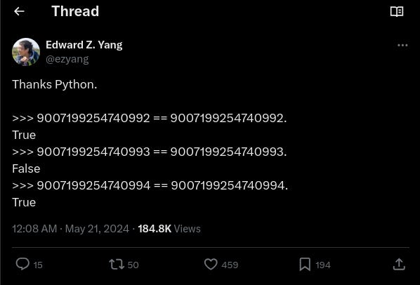 How Python Compares Floats and Integers
