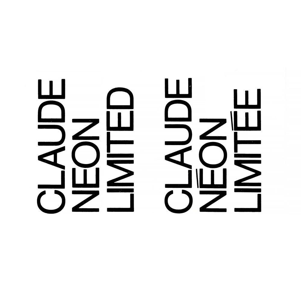 Claude Neon, 1973 – Logo Histories - by Richard Baird