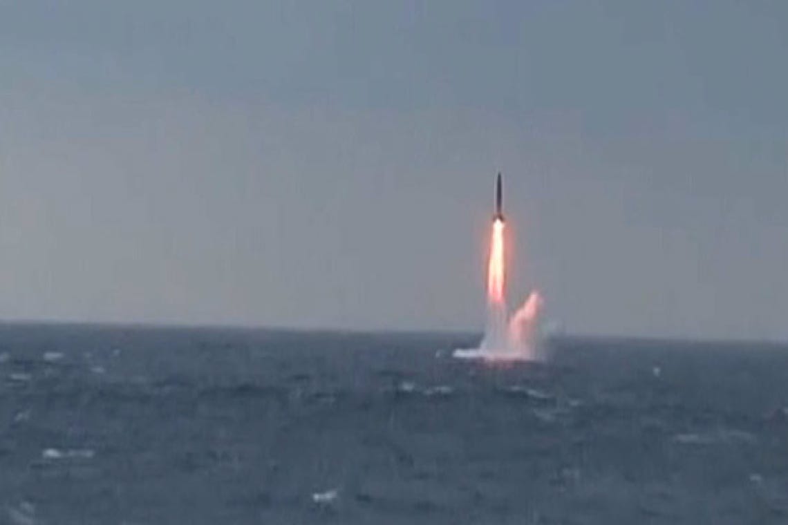 Russia conducting missile launches off California coastline