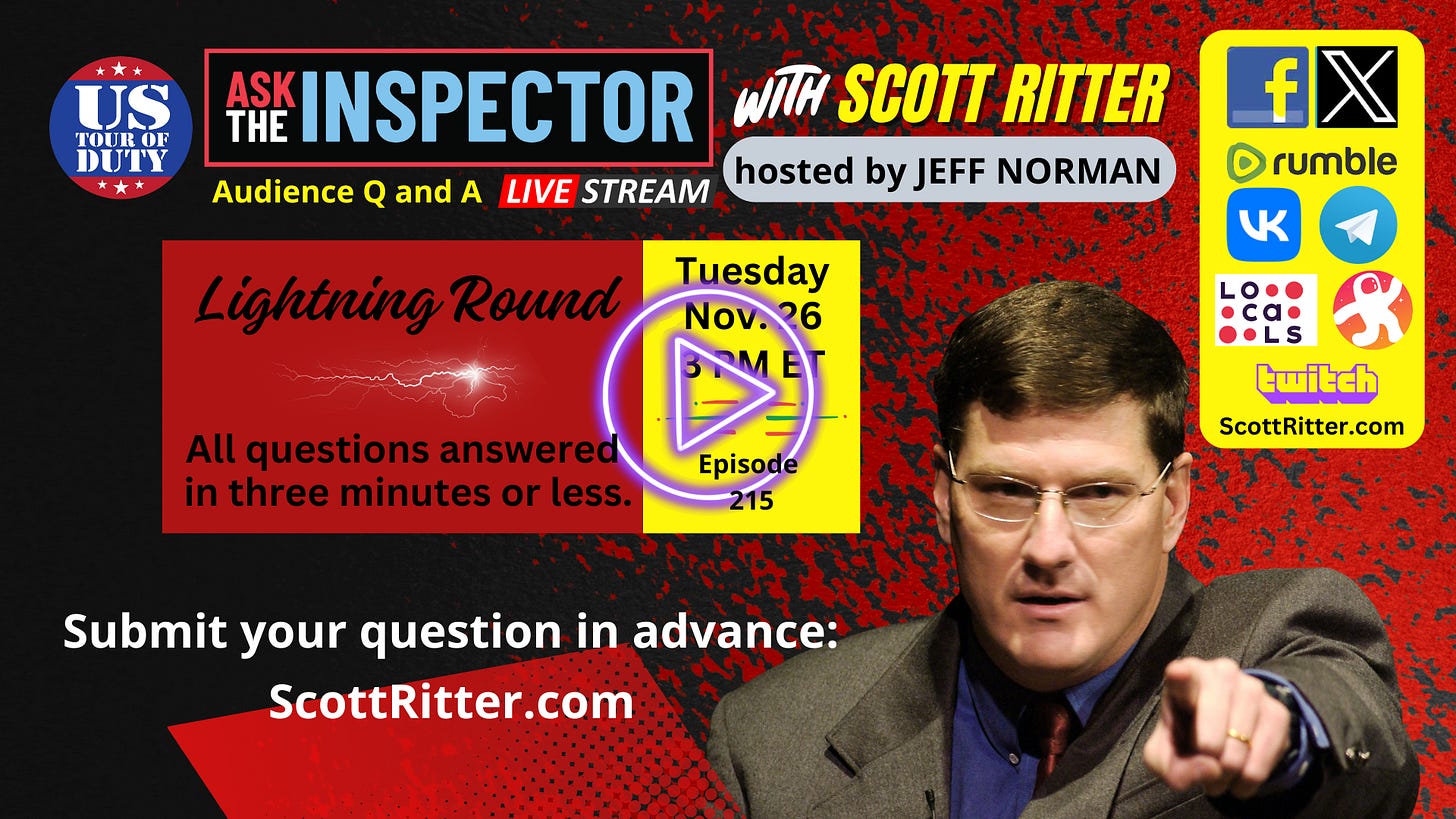 On the Brink - Scott Ritter Extra