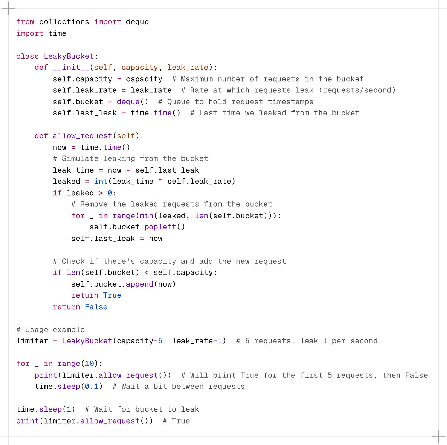 Rate Limiting Algorithms Explained with Code
