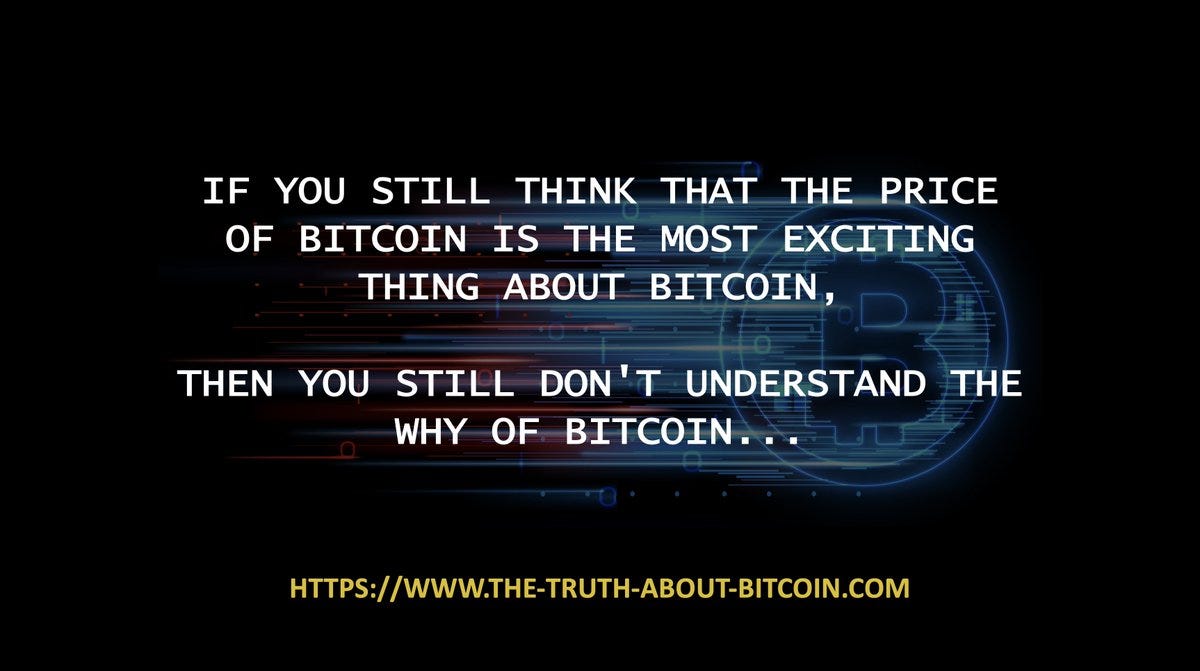 Bitcoin Price Is Not the Most Exciting Thing About Bitcoin, but Bitcoin ...