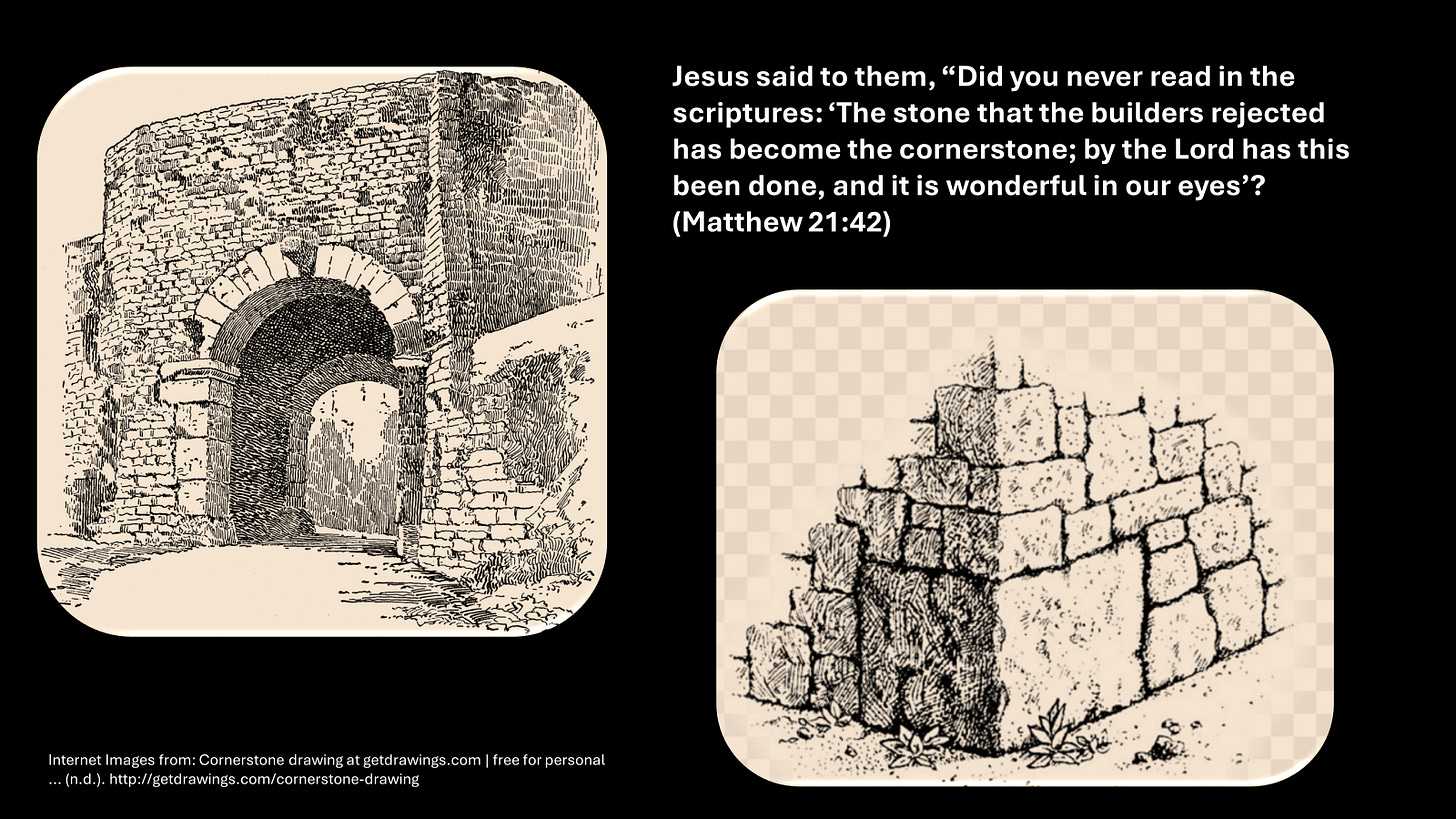 Christ Our Cornerstone - by Deacon Mark Mueller