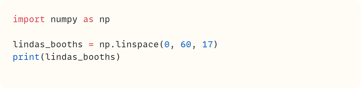 What's The Difference Between NumPy's `arange()` and `linspace()` (A NumPy for Numpties article)