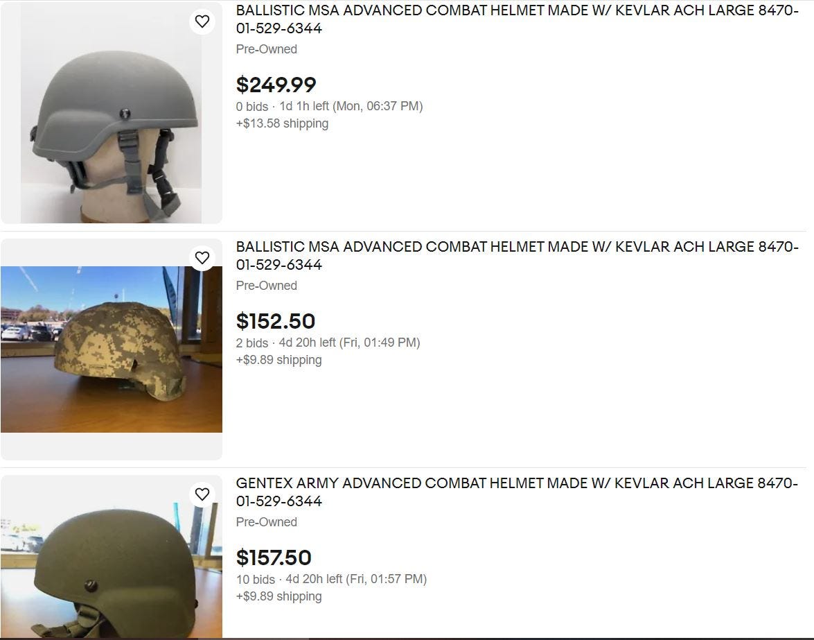 Helmets AKA The Skullbucket - BigCountryExpat’s Substack