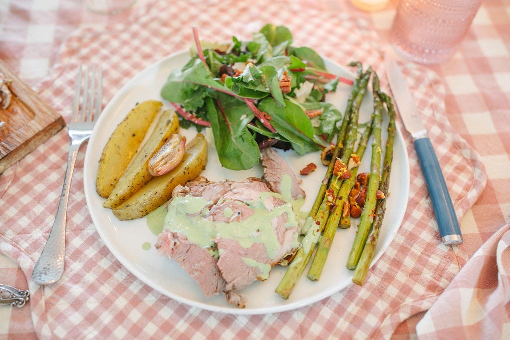 the ultimate easy-but-fancy spring menu