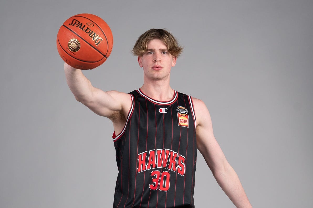 How Lachie Olbrich keeps climbing up NBA draft boards