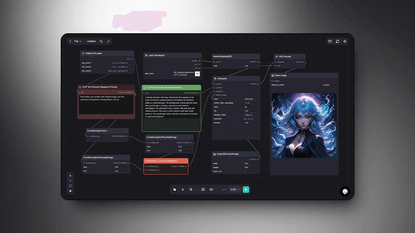 How to run SD3 in ComfyUI? - by Wang Shier - Comflowy