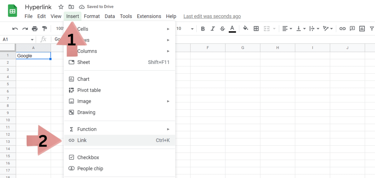 How to Insert a Google Sheets Hyperlink in 5 Seconds: