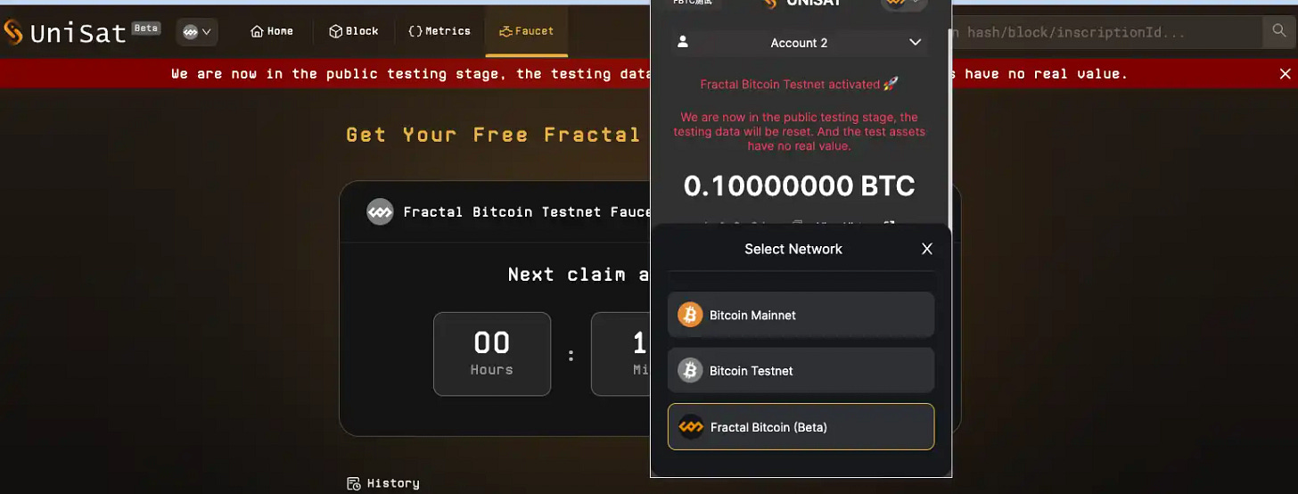 体验Fractal生态教程：下一个比特币生态大爆点 - BlockBeats’s Substack