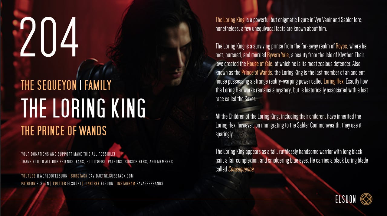 Elsuon | The Loring King - The World of Elsuon